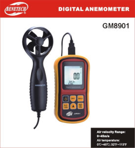 Benetech GM8901 Air Flow Anemometer – sensor.in